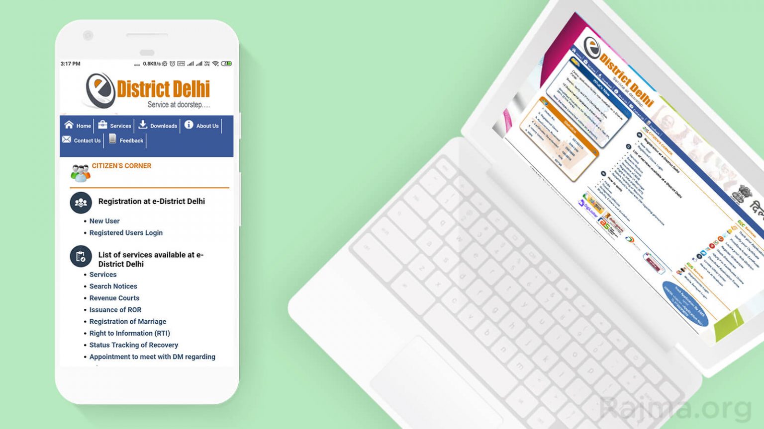 eDistrict Delhi, eDistrict Status Check - DIGITAL HELP
