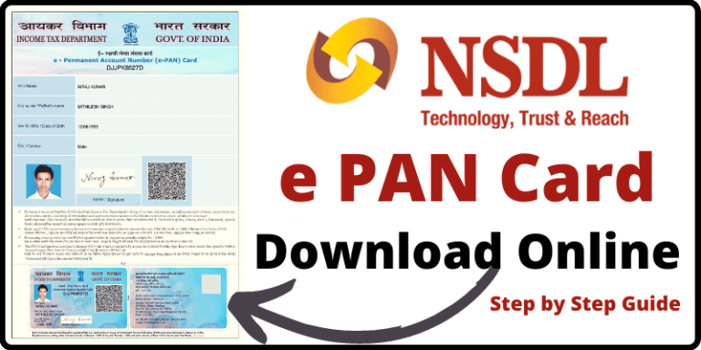 NSDL PAN Card Download, Download PAN using Aadhar, Document, FAQ
