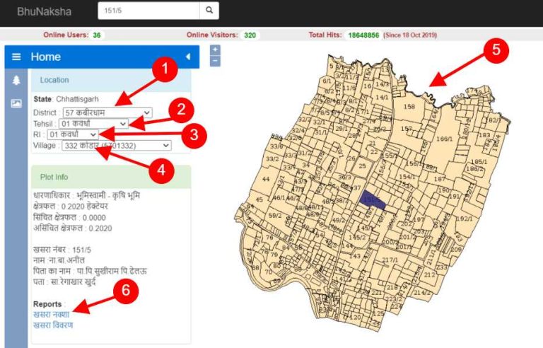 Bhu Naksha Chhattisgarh क्या है, फीचर्स, कैसे चेक करें? Full Details