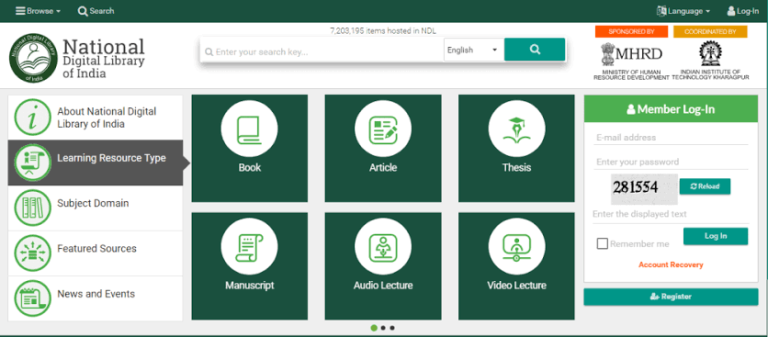 National Digital Library, How They Start? Features, Leading Digital ...