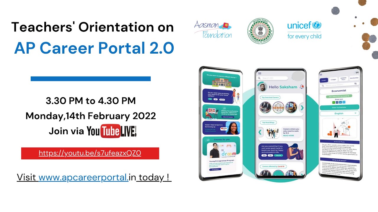 AP Career Portal, Process to register under the AP Career Guidance Portal