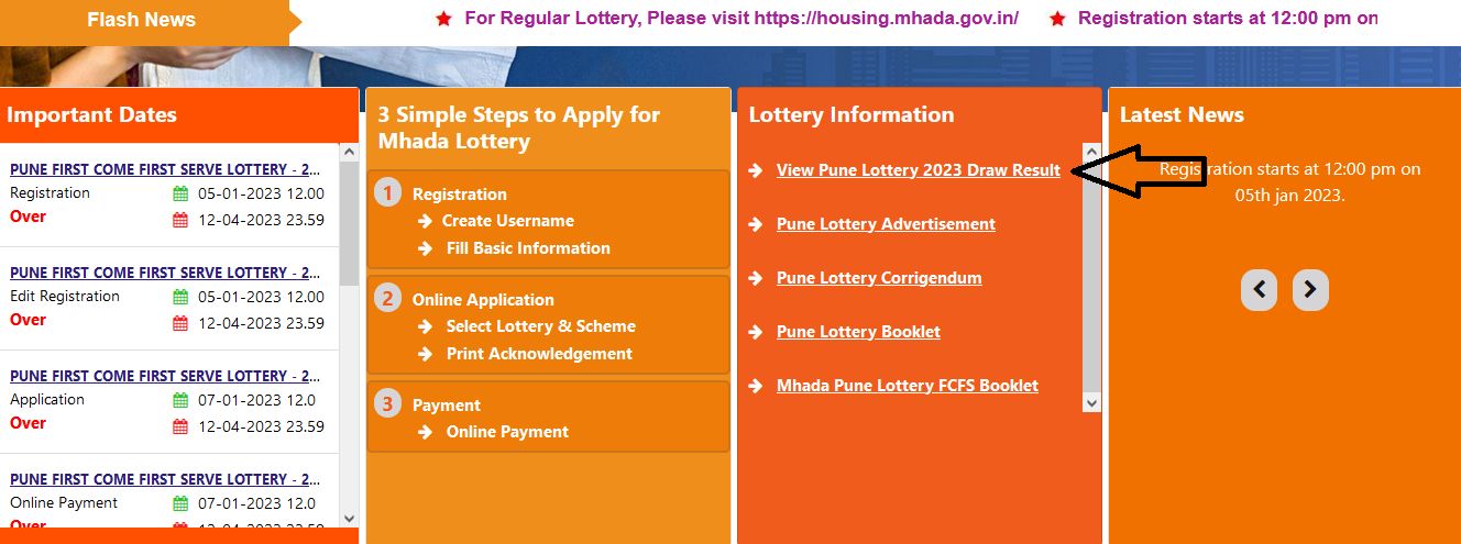 Mhada Pune Lottery: Online application, eligibility, Draw date