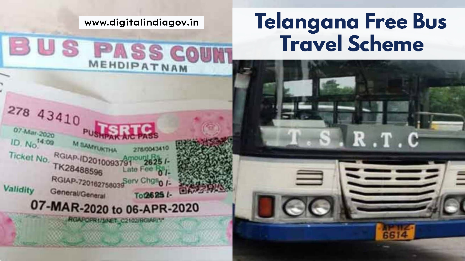 TSRTC Bus Pass 2024, Apply for Telangana Student Bus Pass