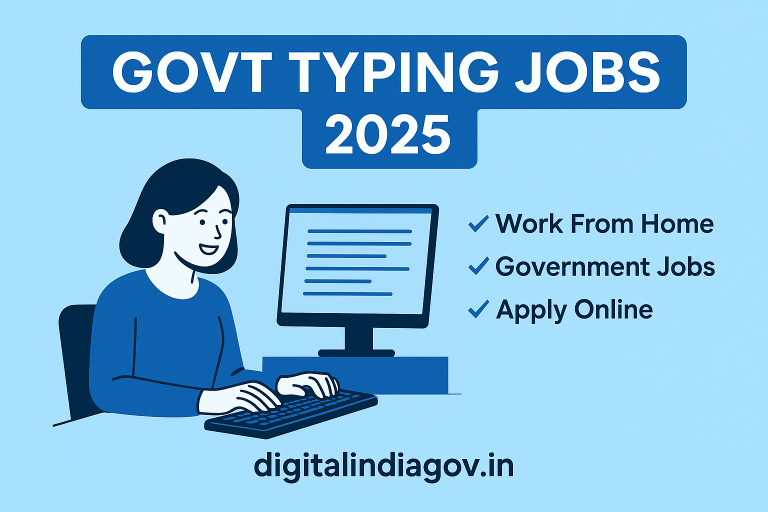 Govt Typing Jobs 2025–Work From Home Government Typing Jobs